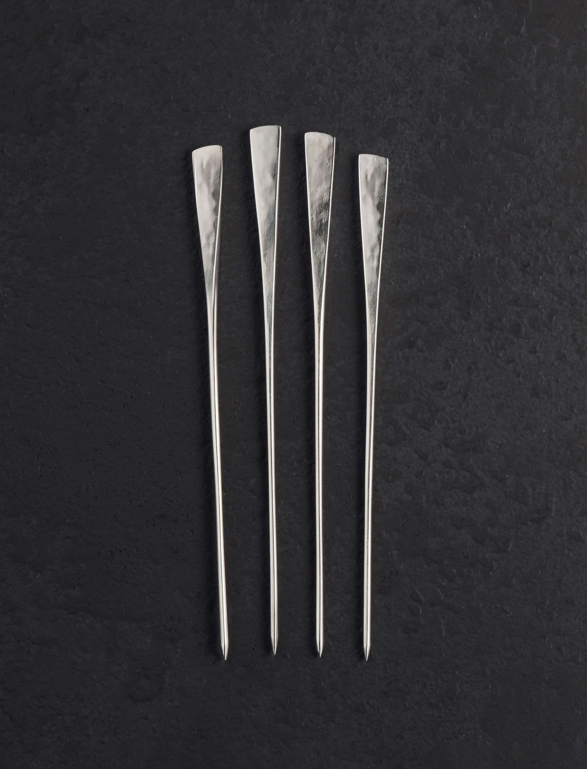 Sterling Silver Cocktail Picks 4pc Set | Eatingtools.com