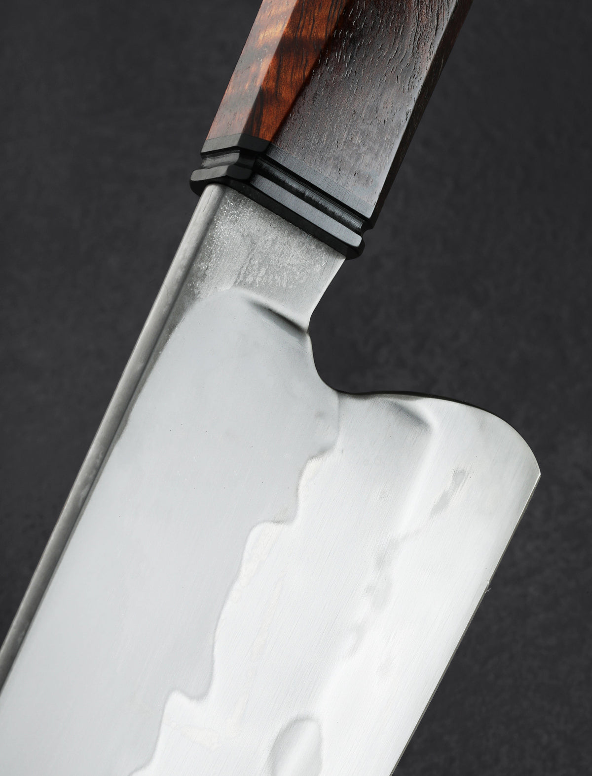 Round Tip Koa Cleaver 170mm | Eatingtools.com
