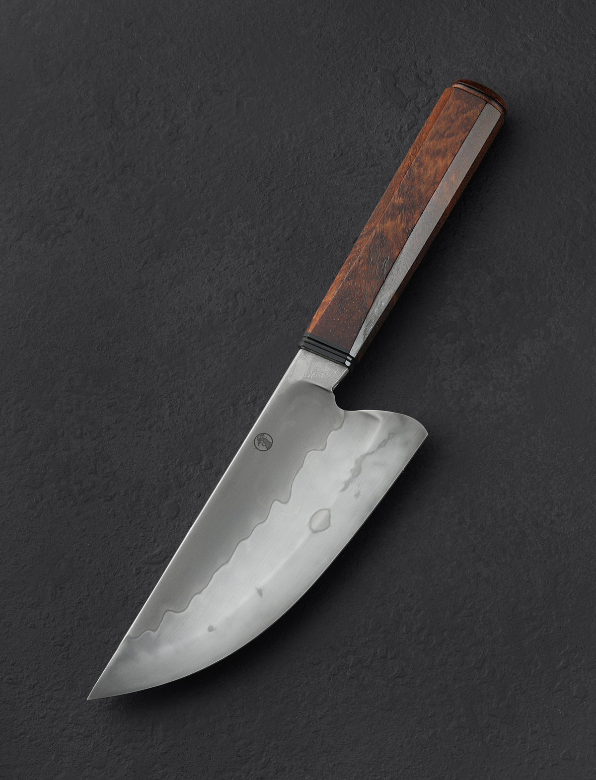 Round Tip Koa Cleaver 170mm | Eatingtools.com