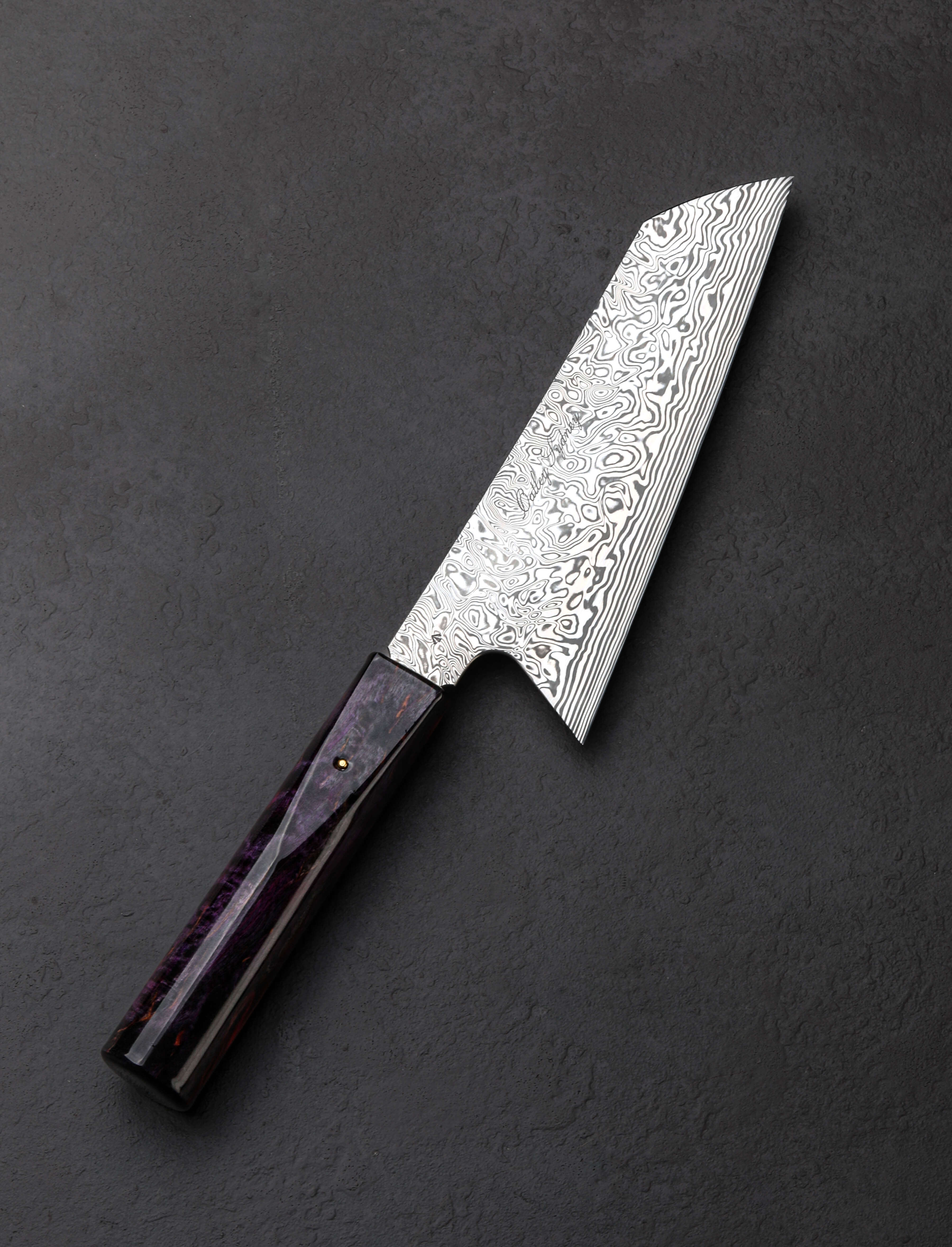 Magenta Flames Gyuto 186mm | Eatingtools