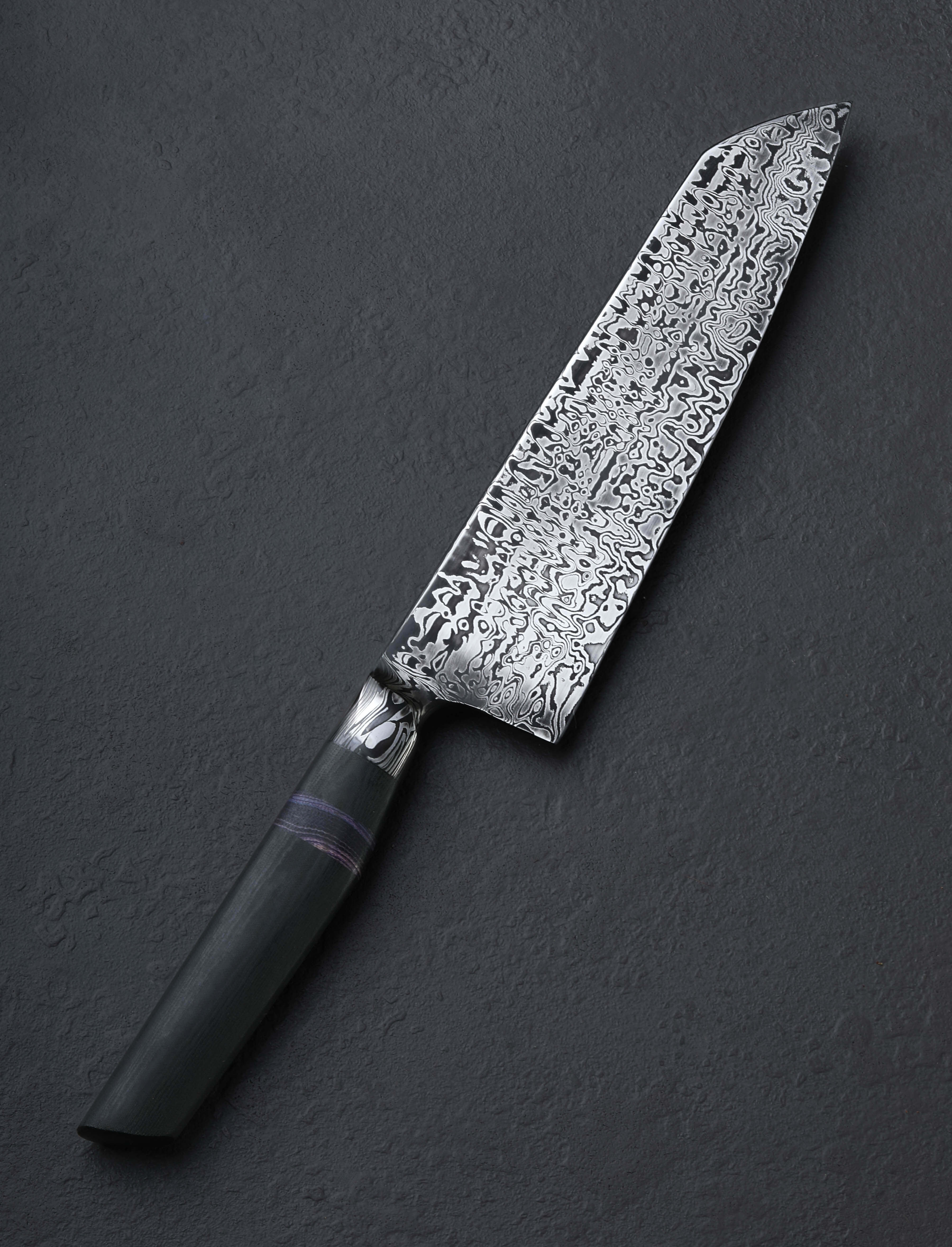 Aurora Bubbles Damascus Chef 208mm | Eatingtools