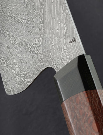 Opposing Damascus Chef 255mm | Eatingtools.com