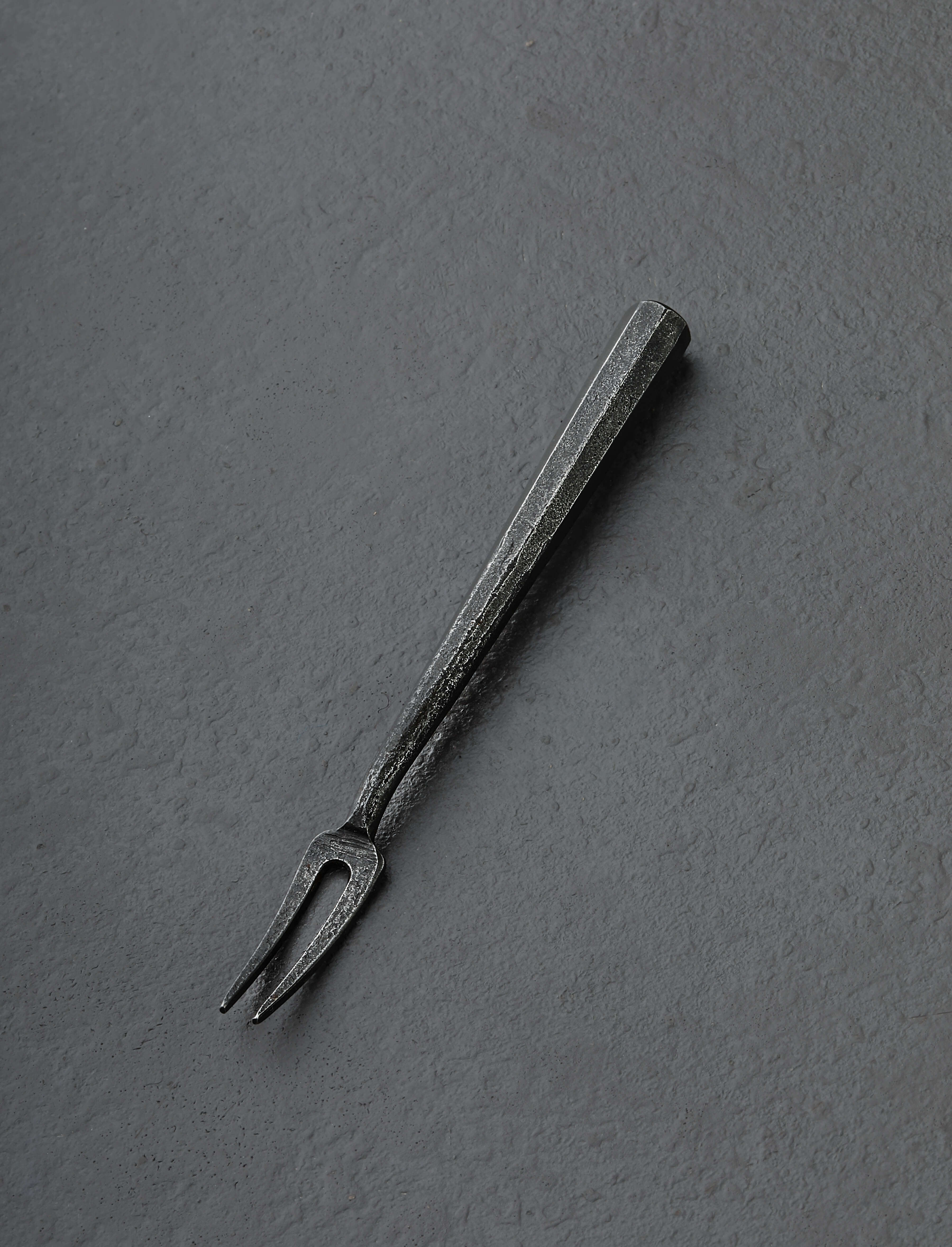 Blackened Octadic Cheese Fork | Eatingtools