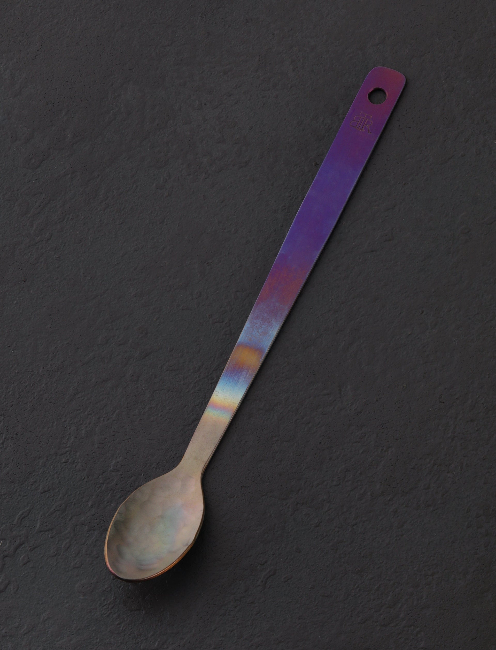 Hand-Forged Titanium Teaspoon | Eatingtools.com