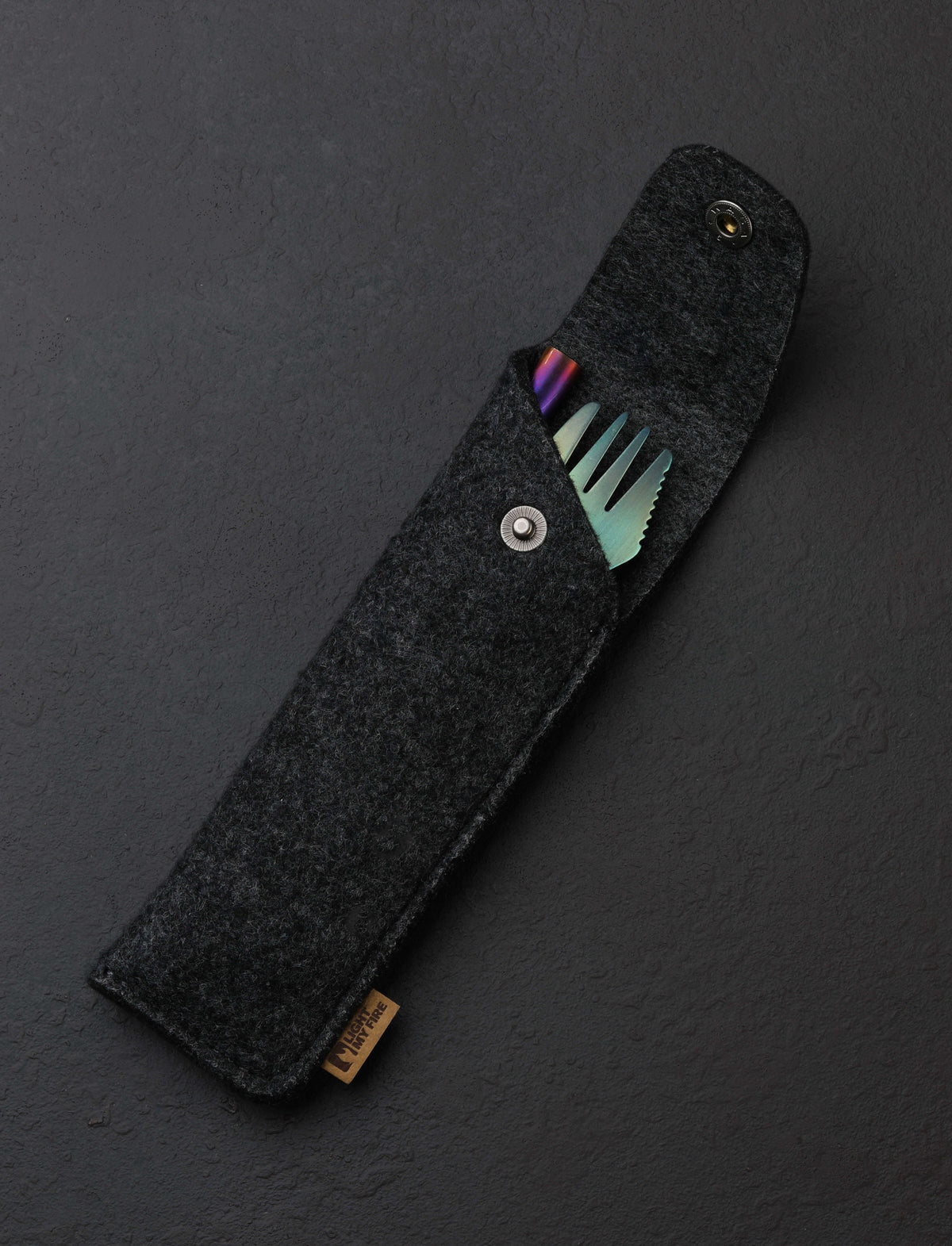 Deluxe Titanium Spork & Straw Set | Eatingtools.com