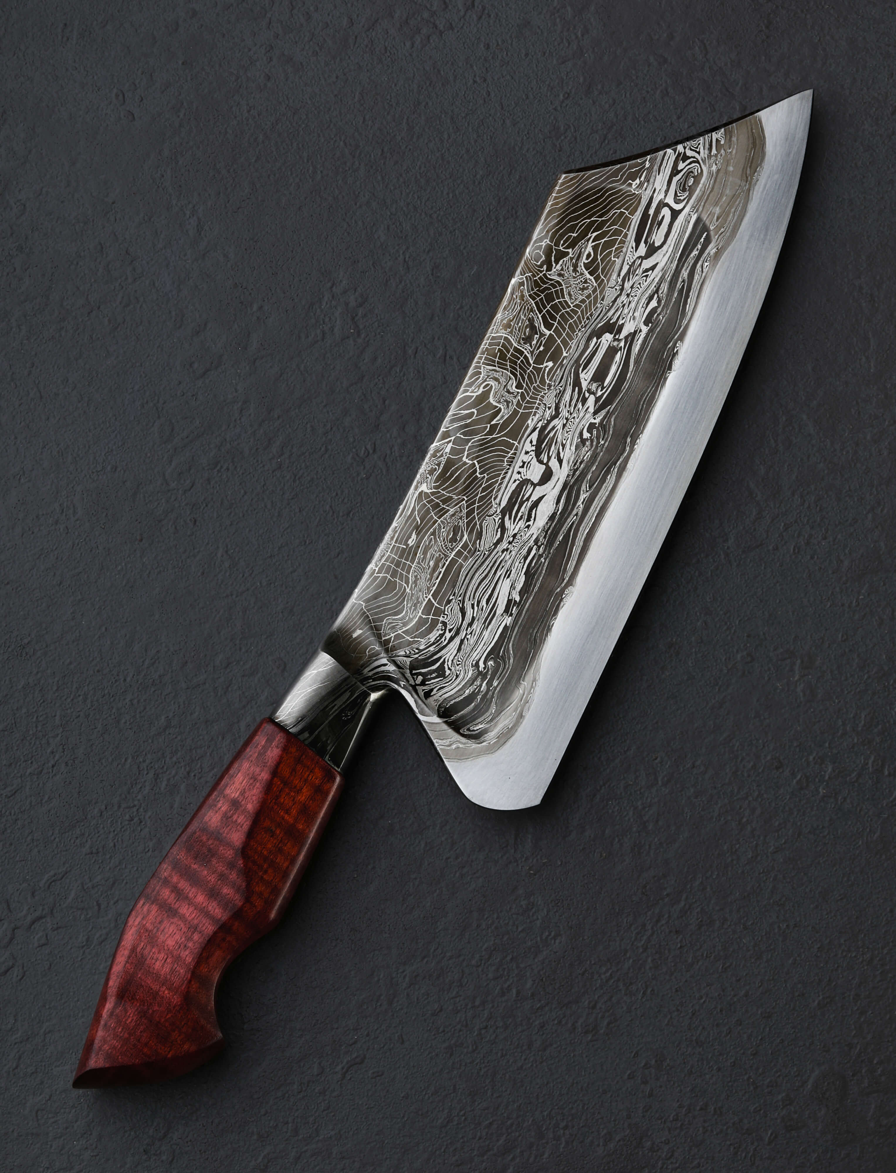 Purpleheart Webbed Bunka 197mm | Eatingtools