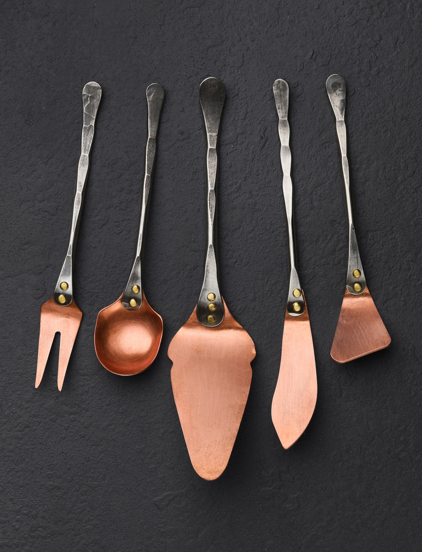 Copper 5pc Appetizer Utensil Set | Eatingtools