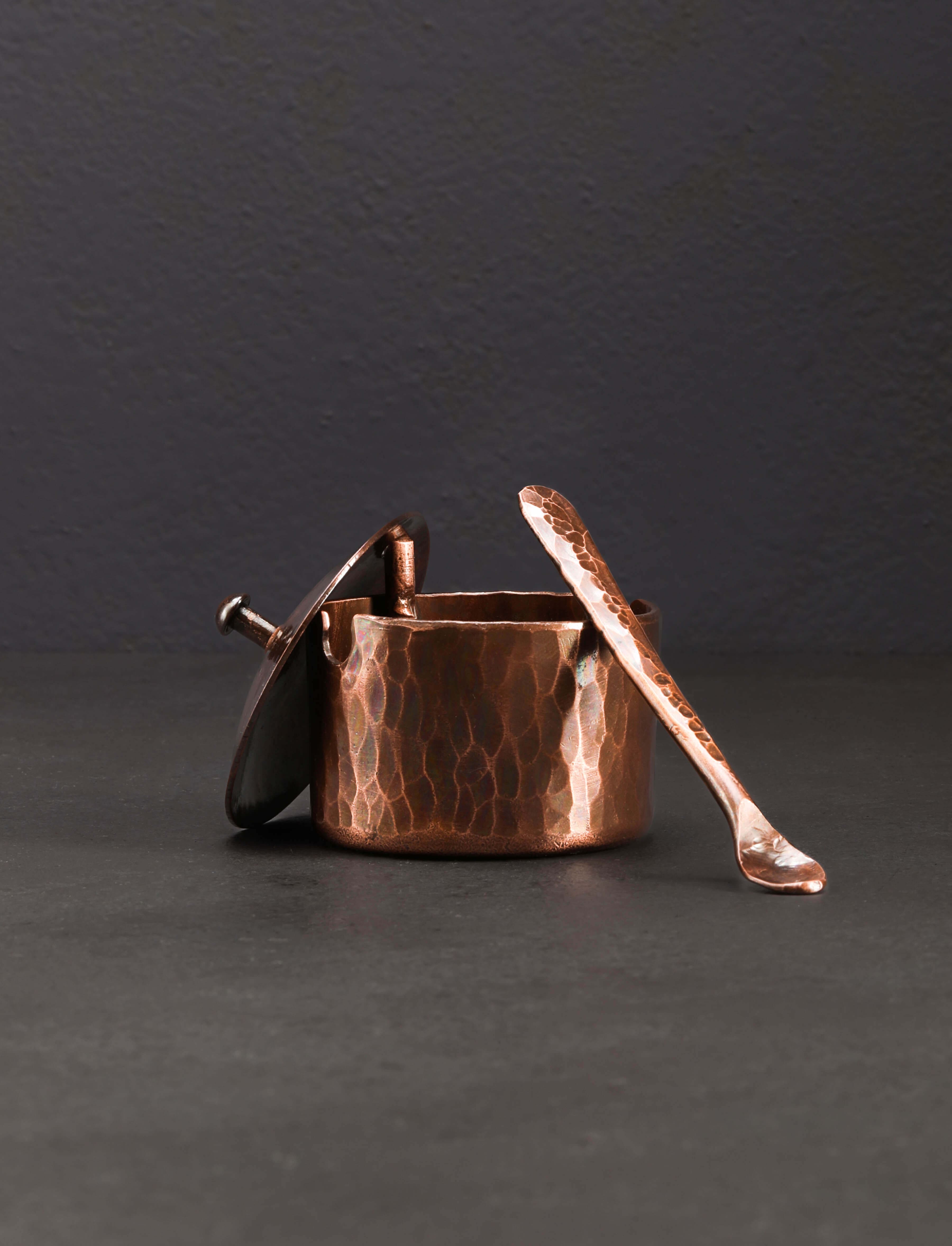 Copper Clove Salt Cellar | Eatingtools.com