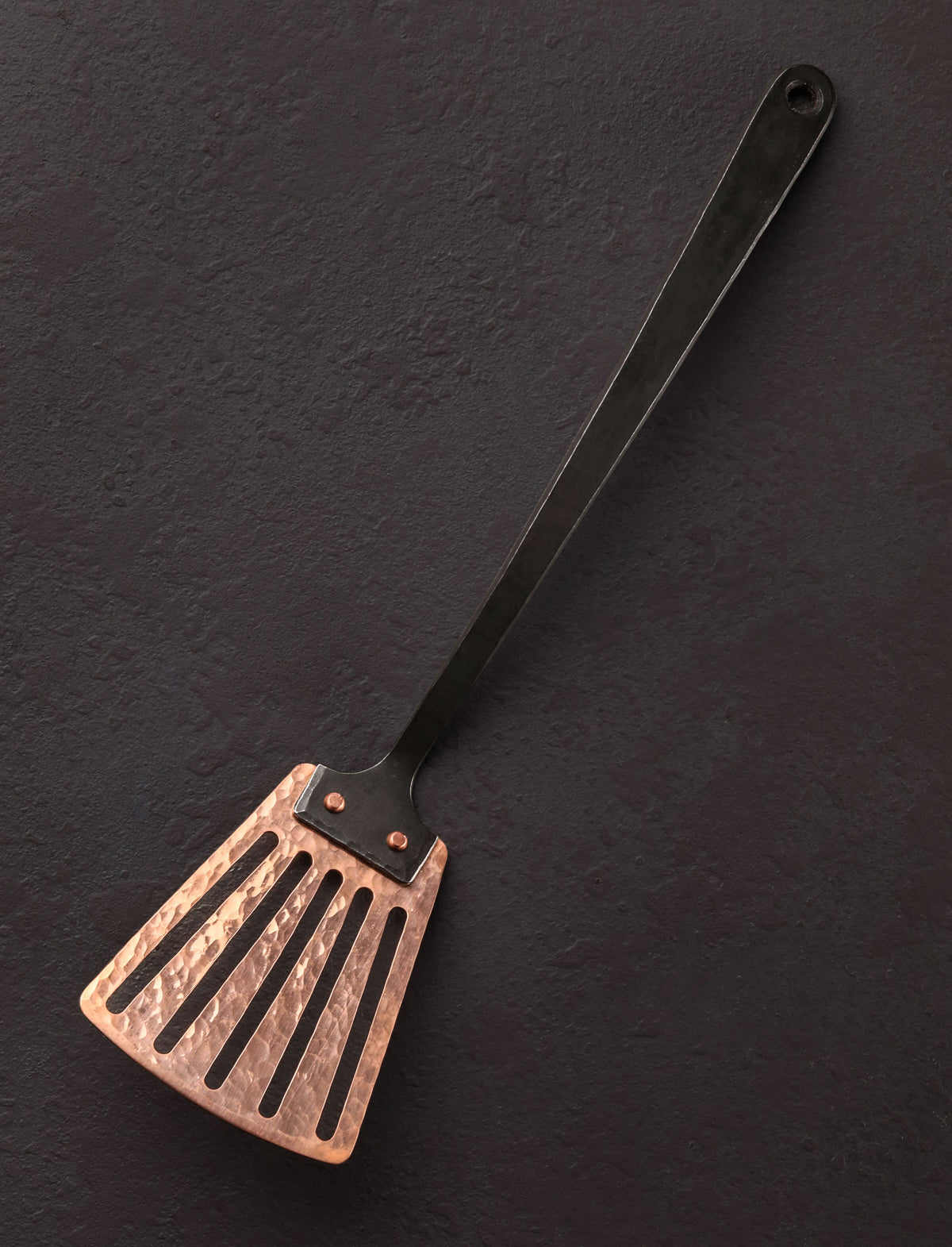 Slotted Copper Serving Spatula | Eatingtools.com