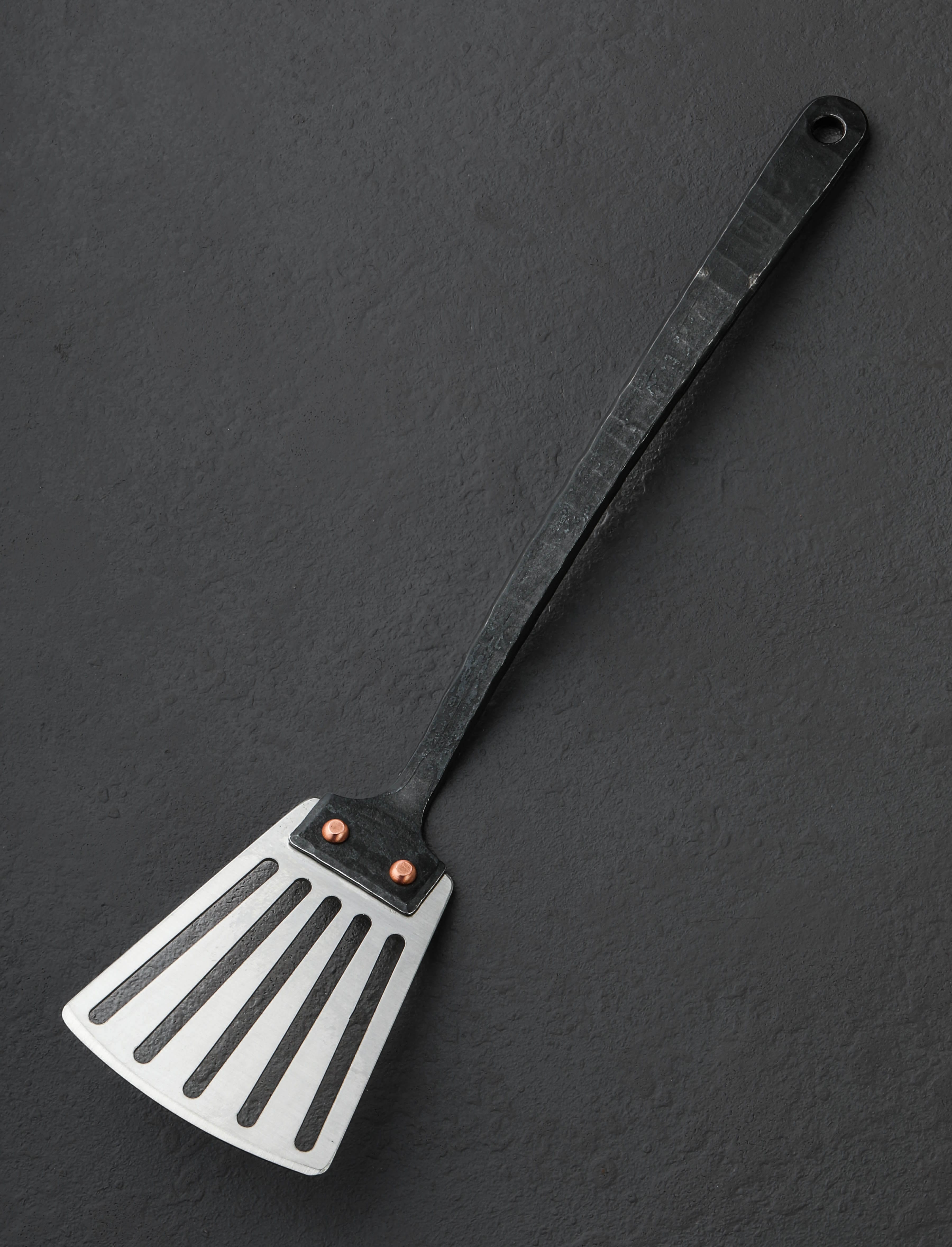 Slotted Steel Serving Spatula | Eatingtools