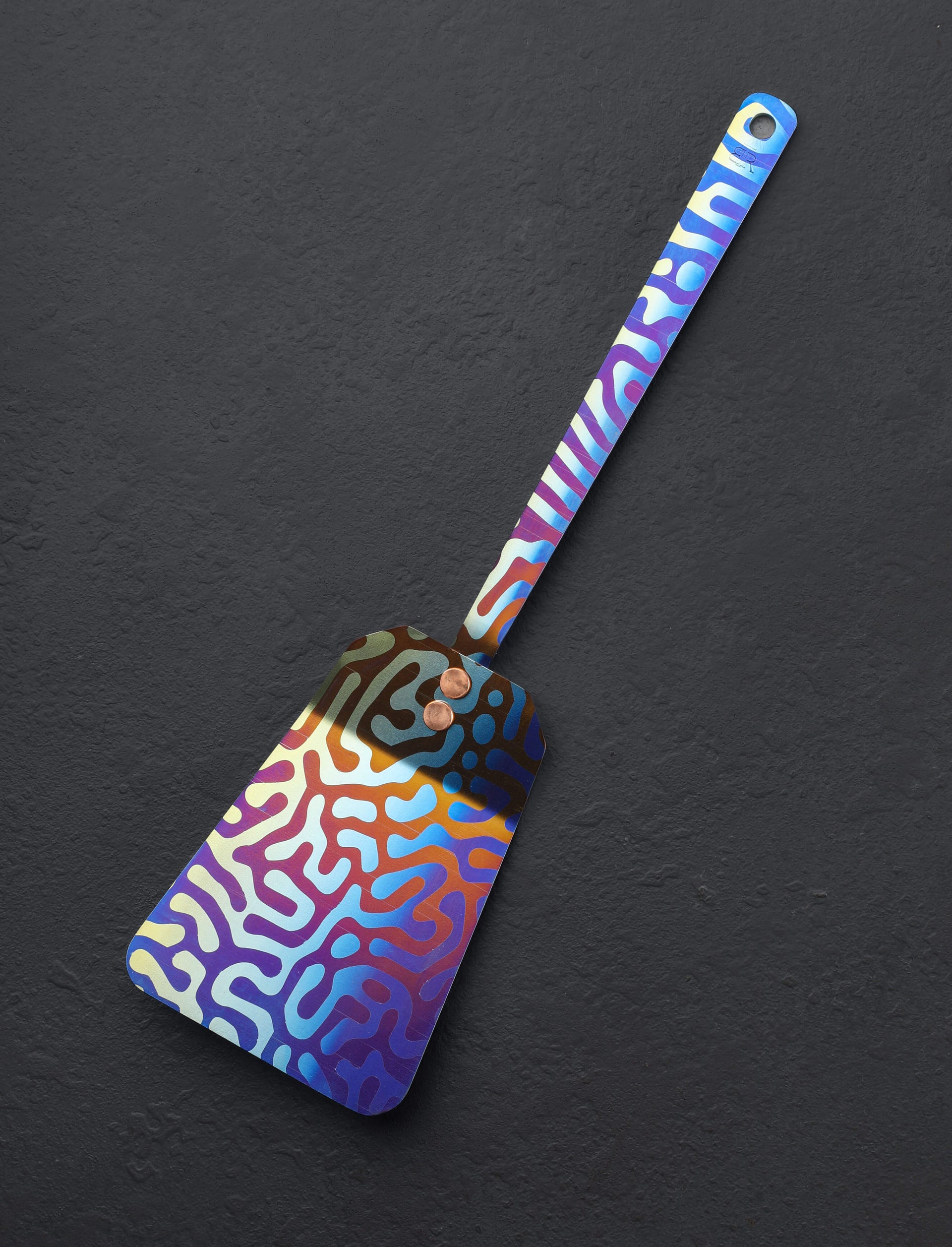 Deluxe Wide-Head Titanium Spatula | Eatingtools.com