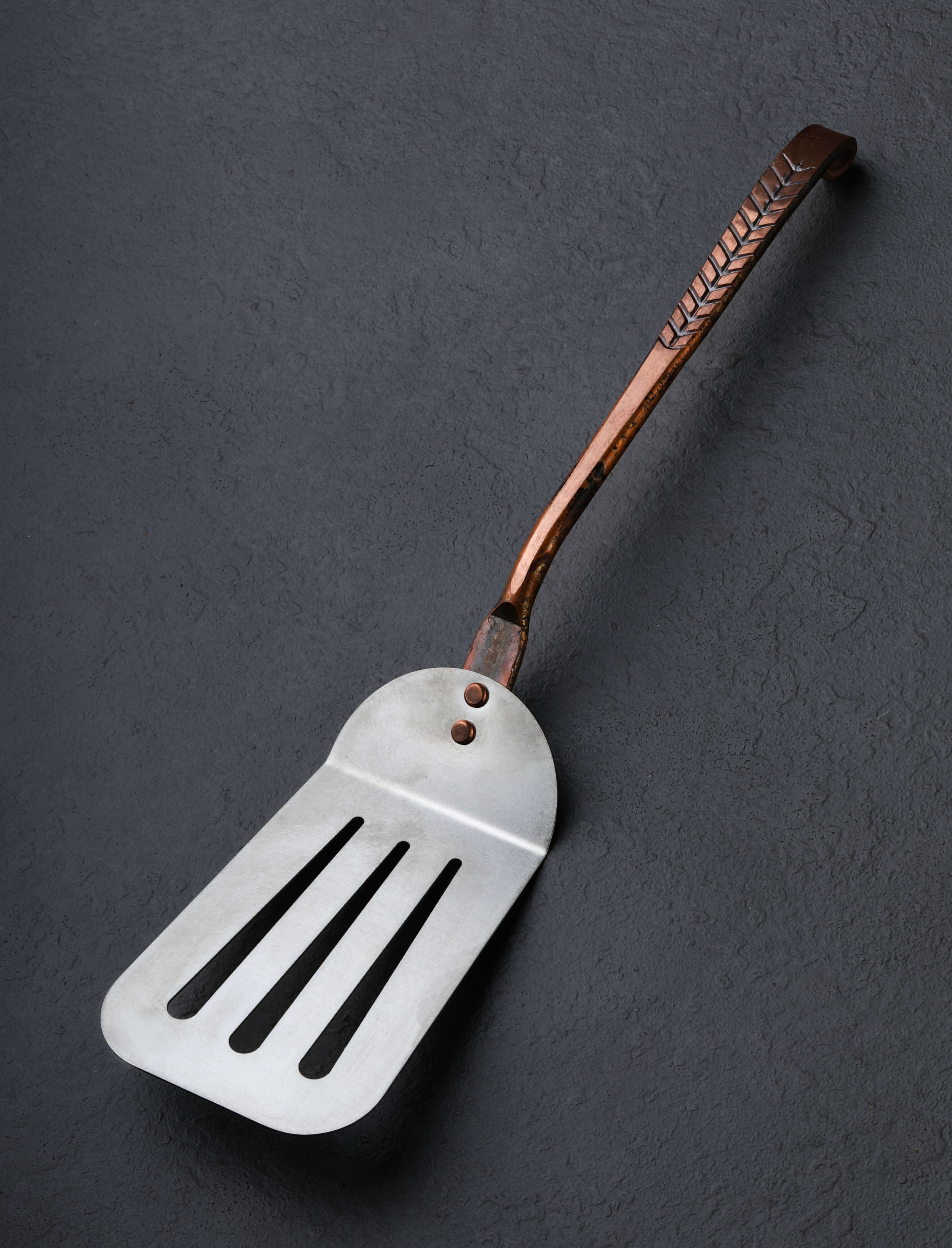 Copper & Titanium Slotted Spatula | Eatingtools