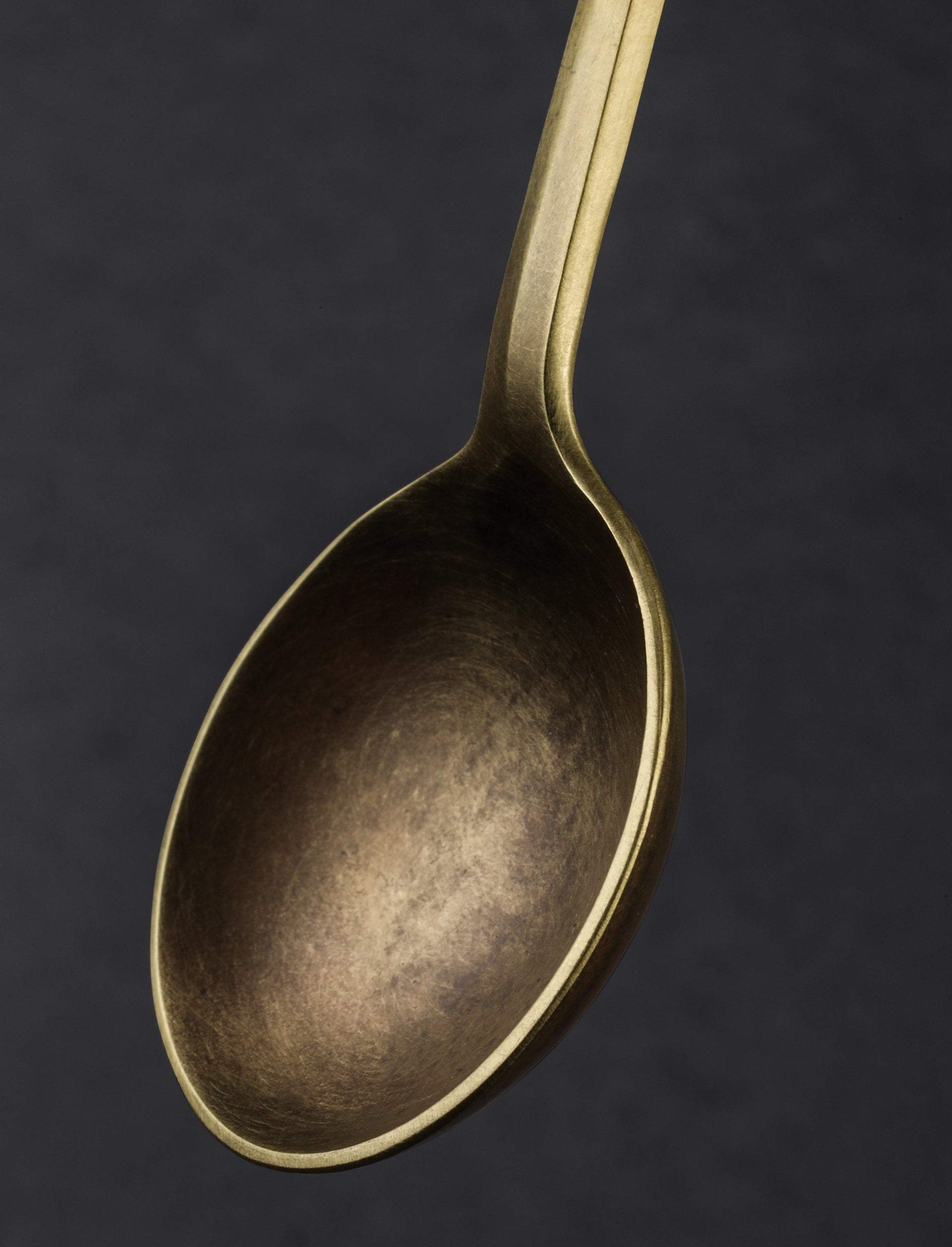 Brass Serving Spoon | Eatingtools.com