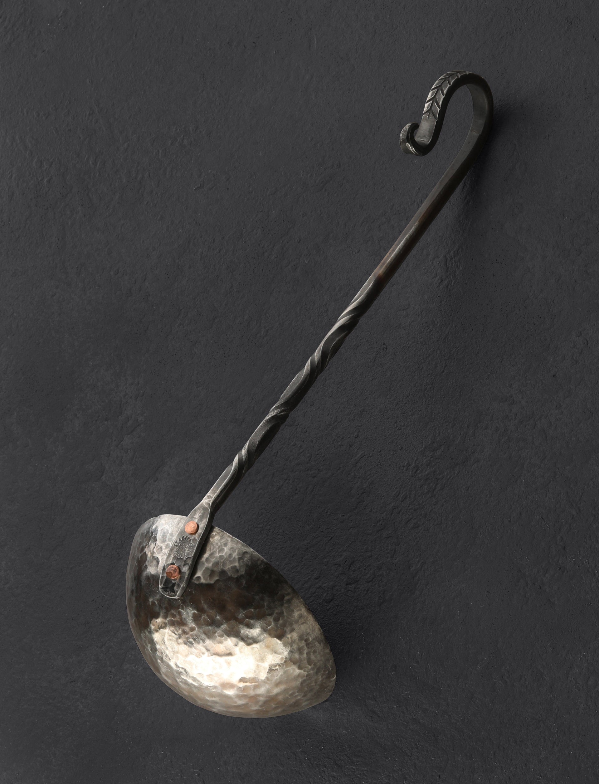 Forged Silver Ladle | Eatingtools.com