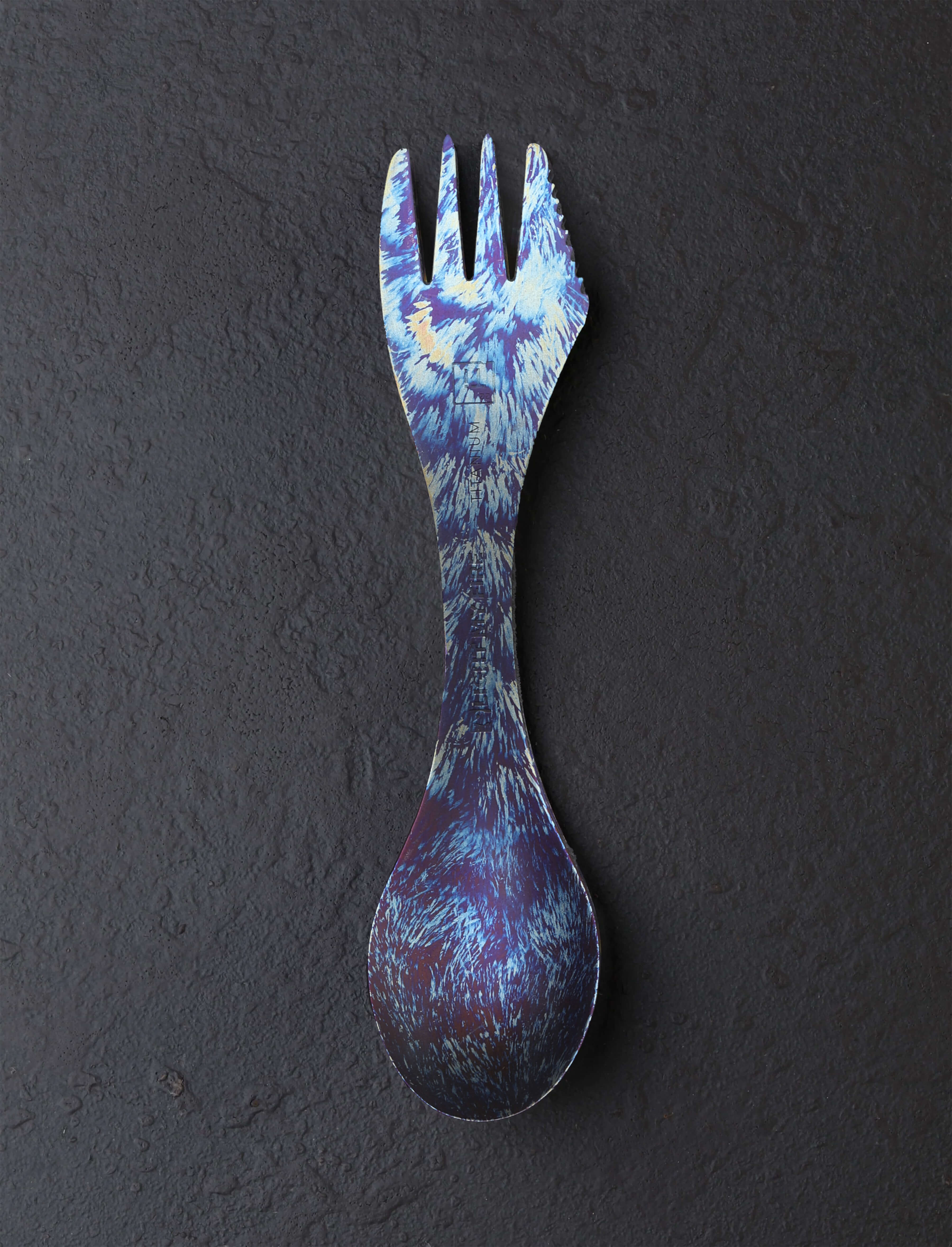 Anodized Titanium Spork | Eatingtools.com