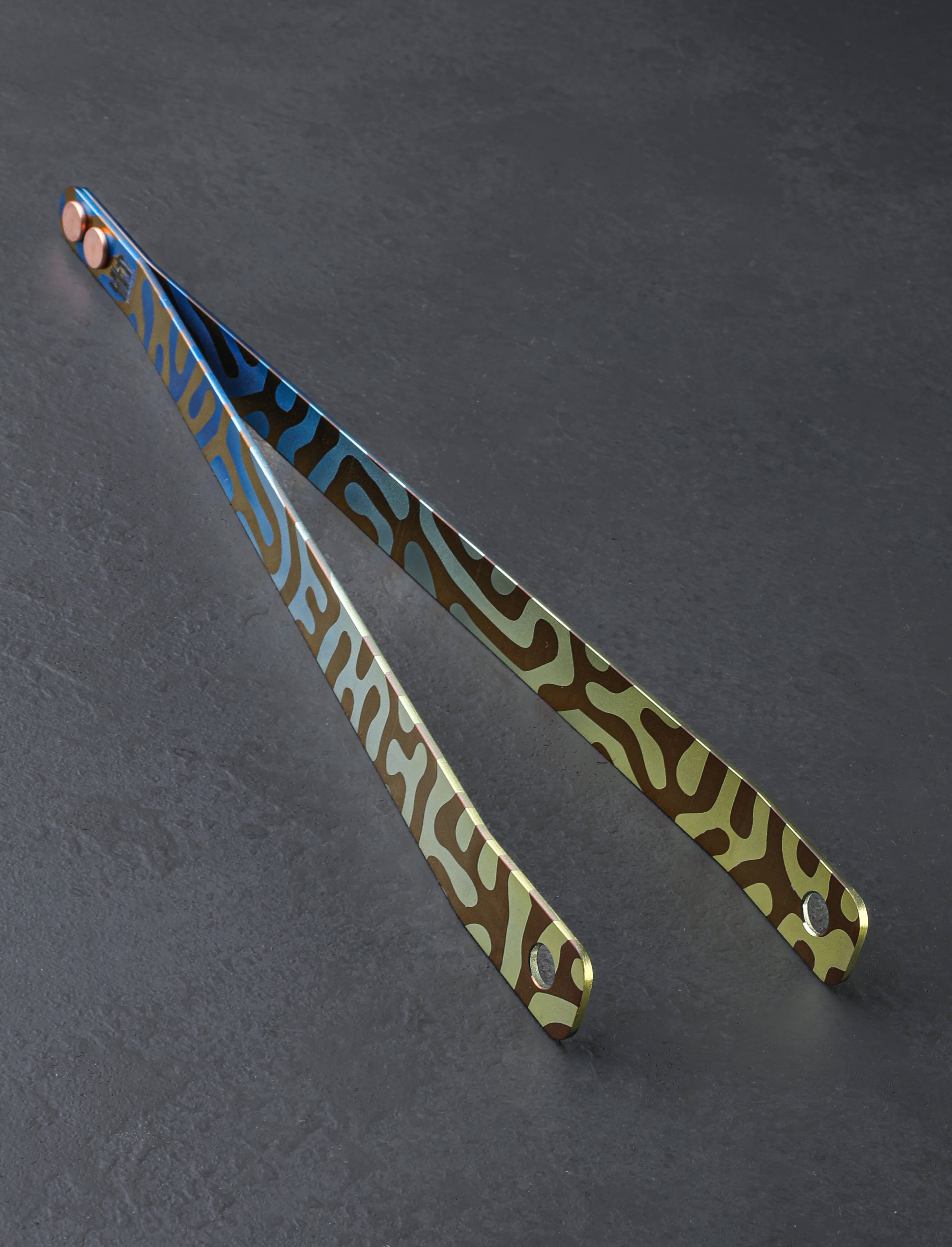 Deluxe Titanium Kitchen Tongs | Eatingtools.com